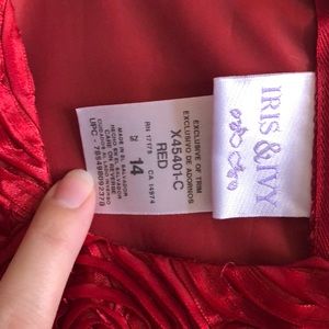 iris & ivy | Dresses | Iris Ivy Red Dress | Poshmark